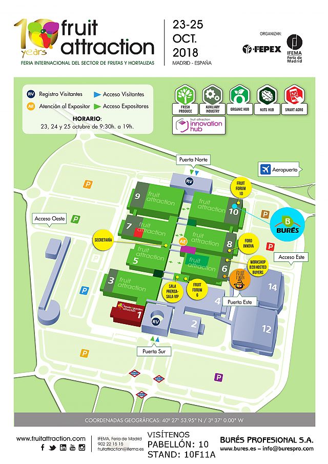 BURÉS PROFESIONAL, S.A. À FRUIT ATTRACTION 2018 | Burés Profesional